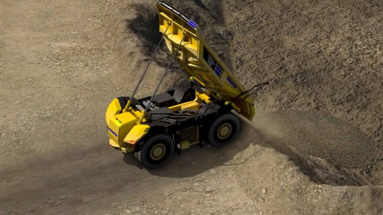 Komatsu’s Autonomous Truck for the Mining Industry | EHFCV