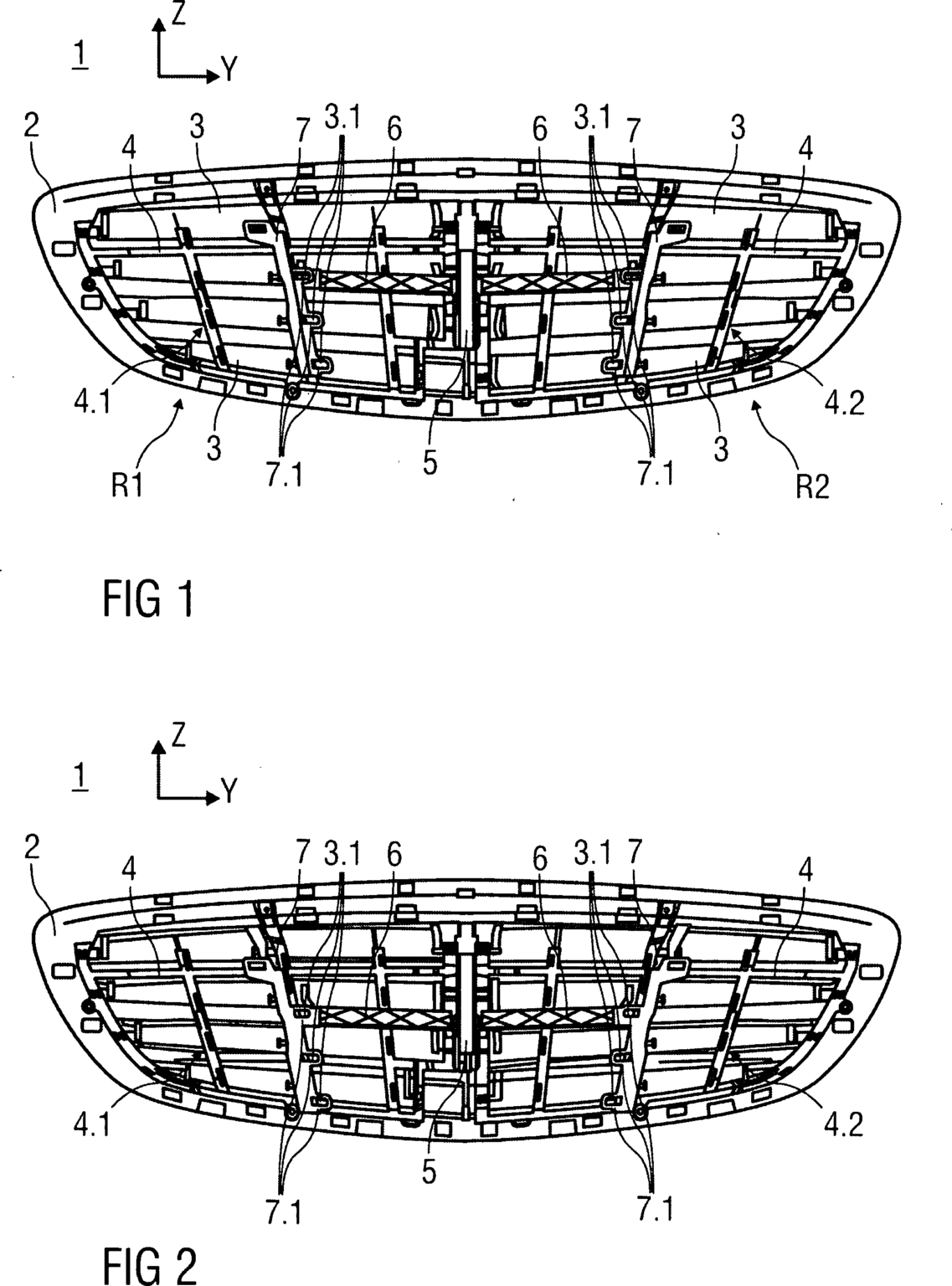 Main Inlet Opening - Radiator Grill Assembly for a Vehicle | EHFCV