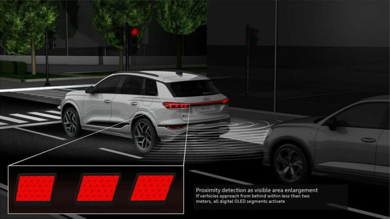 Audi Q6 e-tron Matrix LED Headlight and Digital OLED Rear Lights 2.0 ...